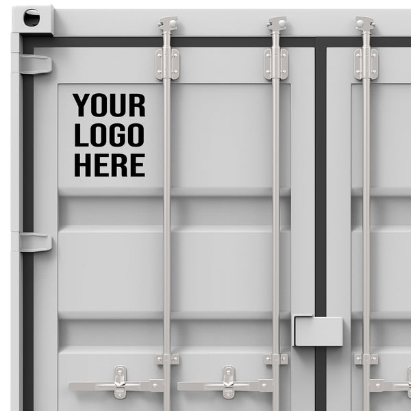Custom Shipping Container Logo Decal Sticker For Main Door (1-Pack ...